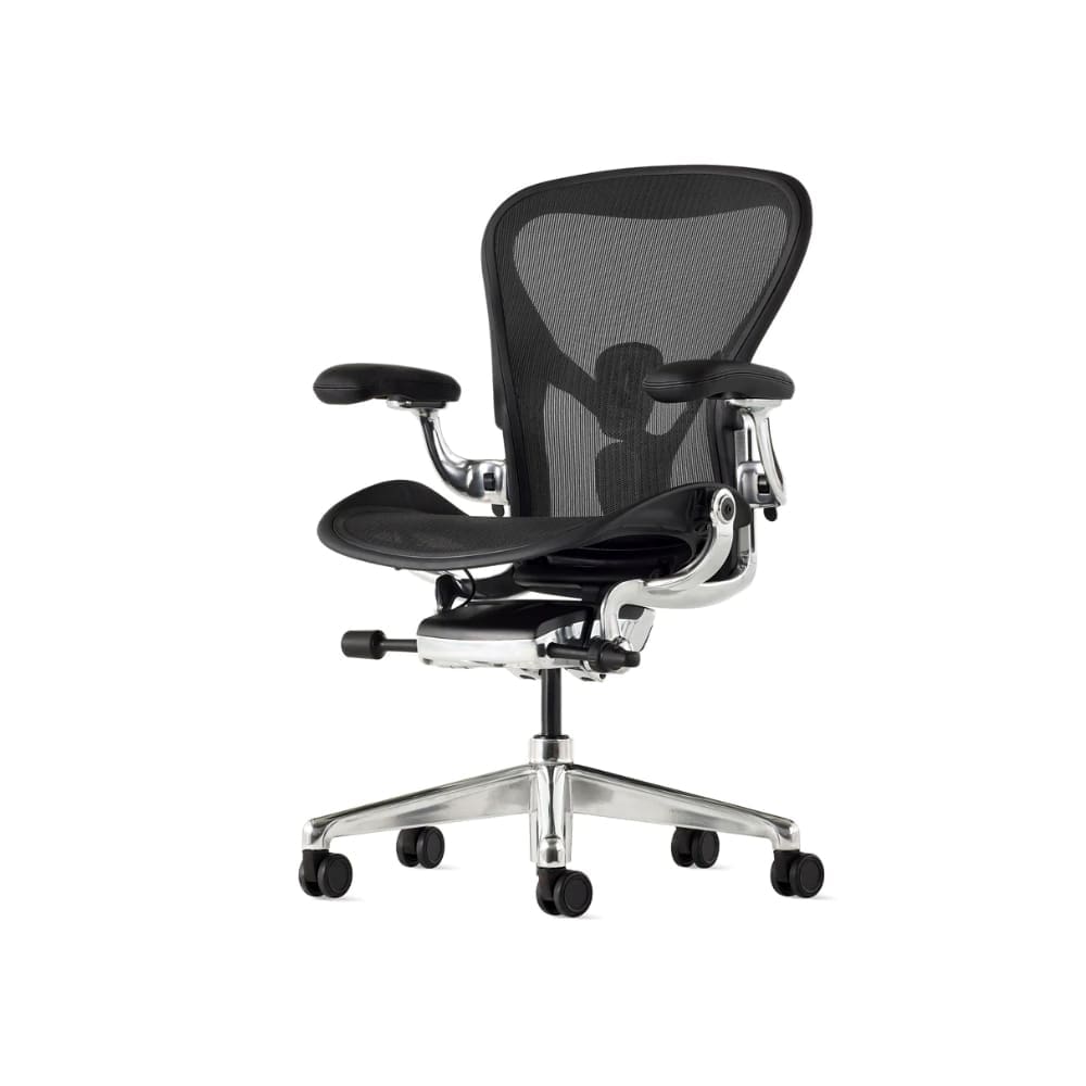Herman Miller Aeron 2 Onyx Zwart Polished | Scholtens Werkplek